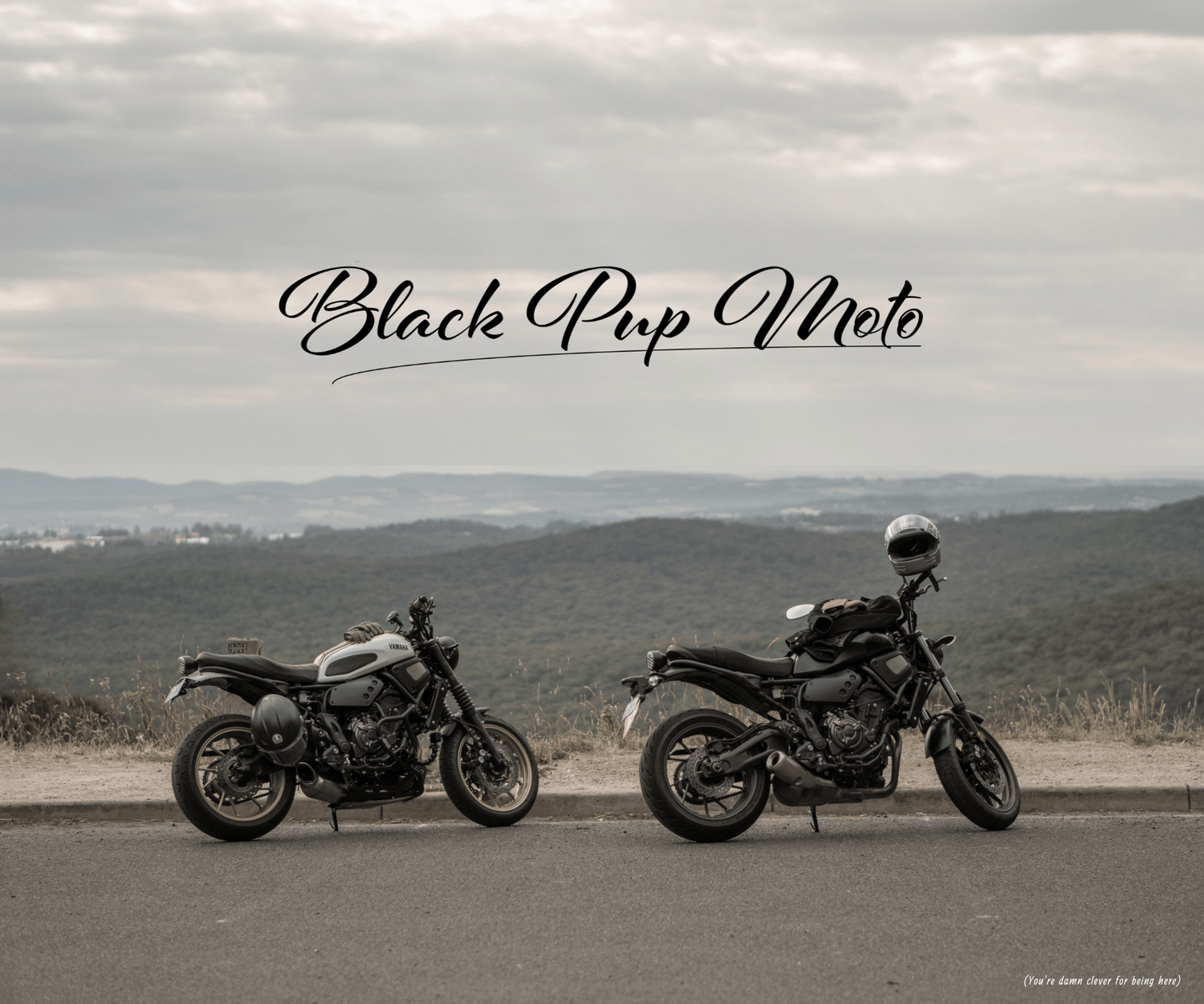 Black Pup Moto - Designed for Cafe Racer and Classic/Retro Motorbikes